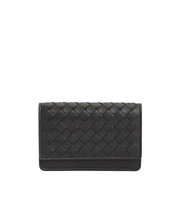 Bottega Veneta Flip Wallet - Black