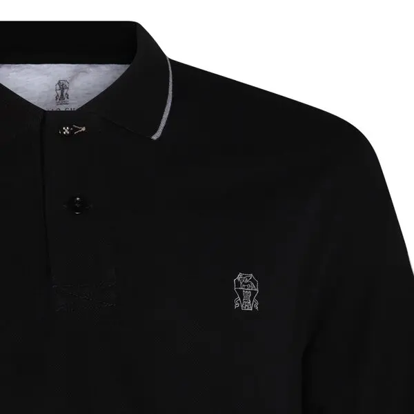 Brunello Cucinelli Logo-embroidered Short-sleeved Polo Shirt
