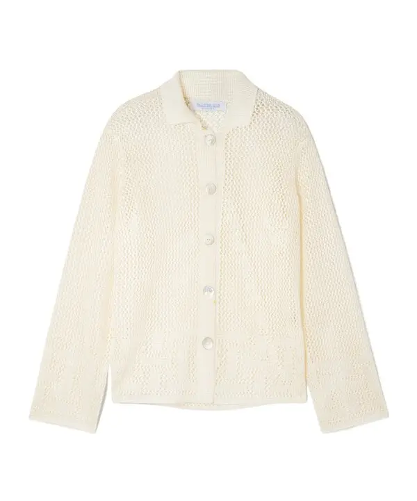 Calle Del Mar Crocheted Cardigan