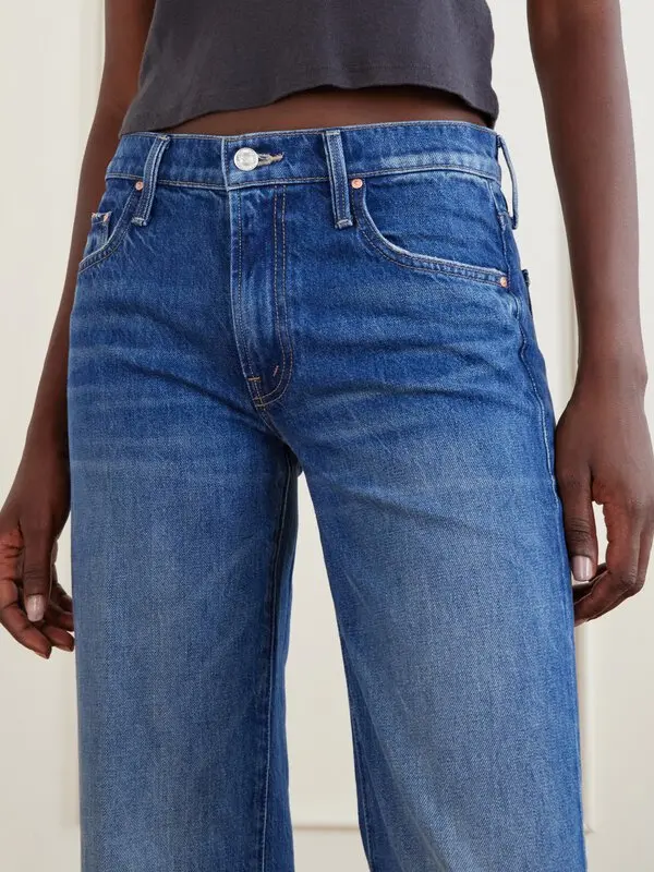 MOTHER The Rambler Skimp Mid-rise Straight-leg Jeans