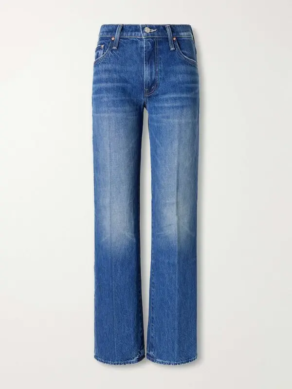 MOTHER The Rambler Skimp Mid-rise Straight-leg Jeans