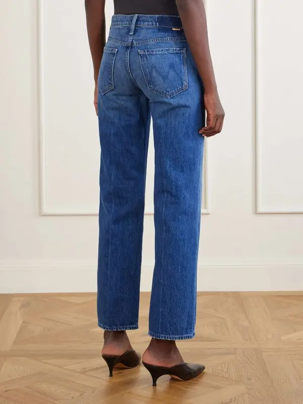 MOTHER The Rambler Skimp Mid-rise Straight-leg Jeans