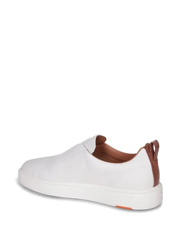 Santoni Round-toe Slip-on Sneakers