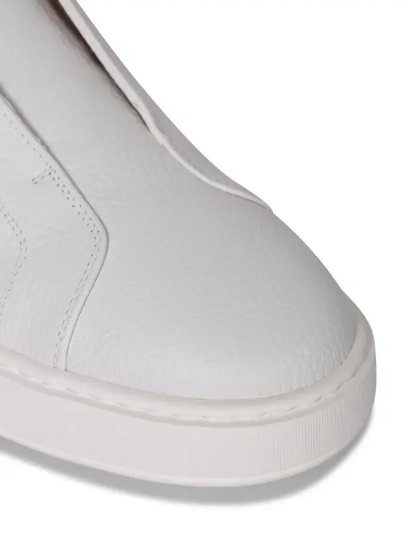 Santoni Round-toe Slip-on Sneakers
