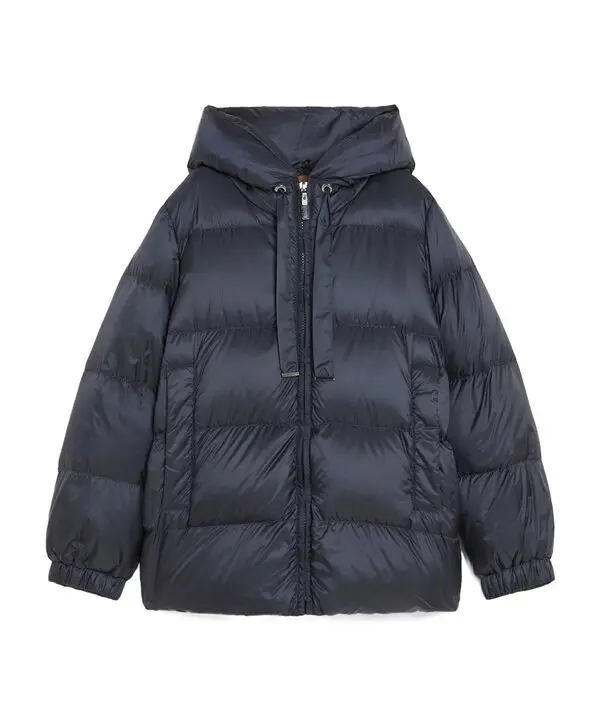 Max Mara Down Jacket In Water-repellent Canvas