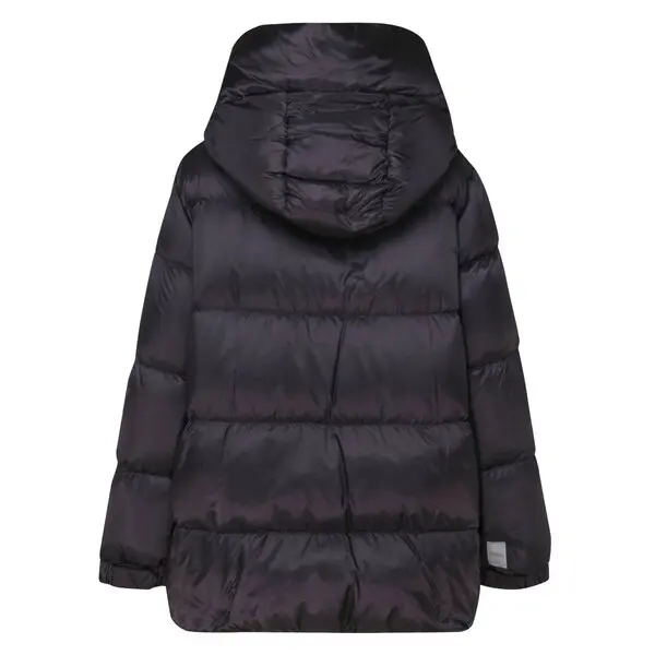 Max Mara Water-repellent Canvas Down Jacket - Black