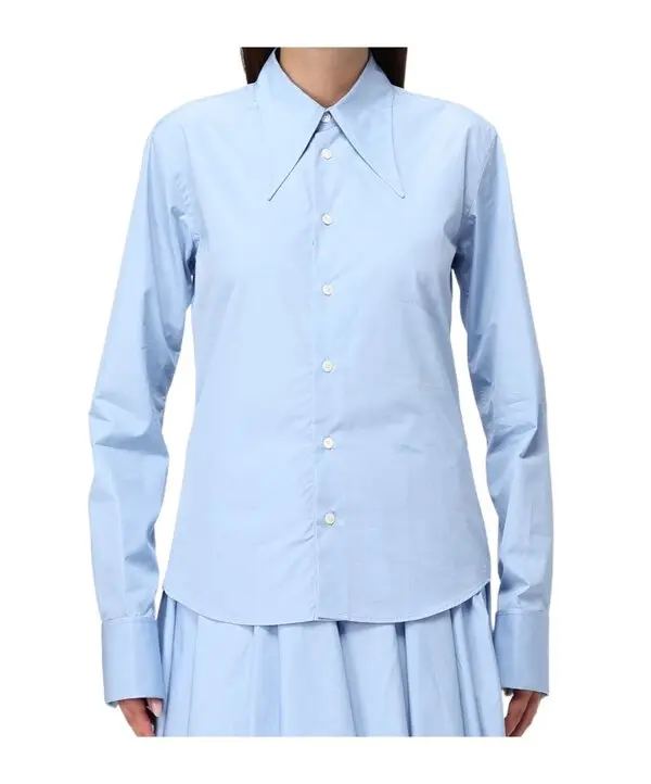 AMI Paris Collared Long-sleeved Shirt