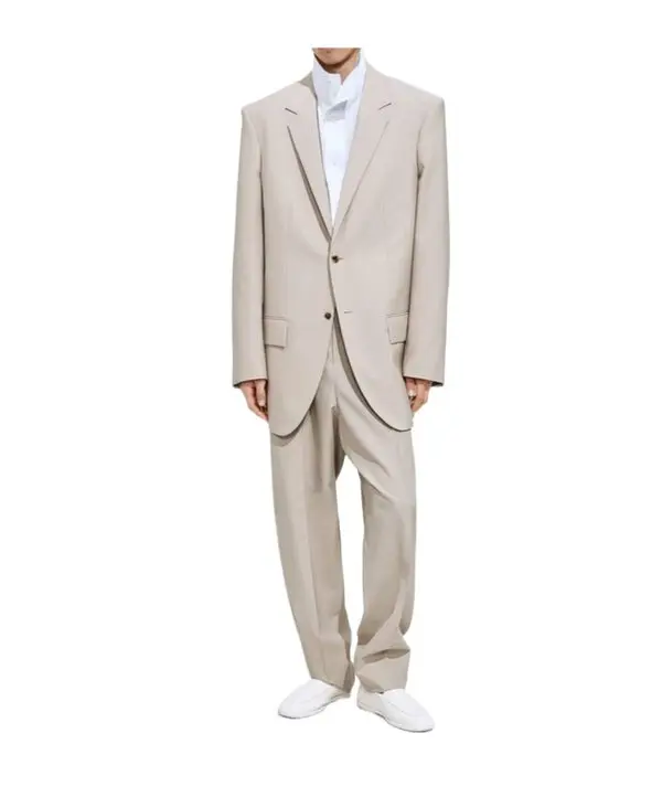 Bottega Veneta Wool And Cotton Pants