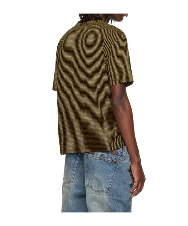 Andersson Bell Heart-shaped Striped T-shirt