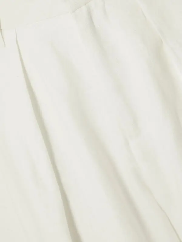 Mara Hoffman Pleated Hemp Straight-leg Pants