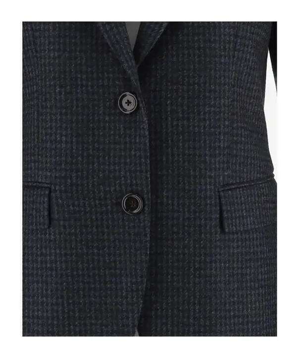 LARDINI Houndstooth Single-breasted Blazer