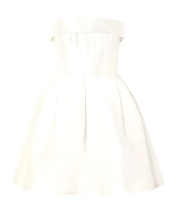 Alex Perry Elyse Strapless Silk-faille Mini Dress