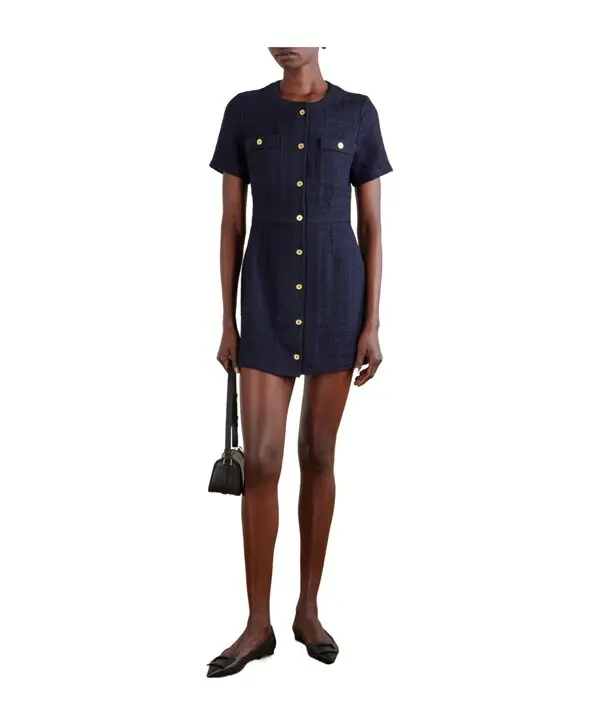 Giuliva Heritage Bouclé-tweed Mini Dress