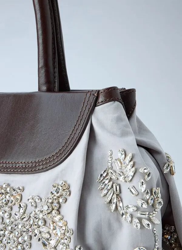 Dries Van Noten Embroidered Shoulder Bag