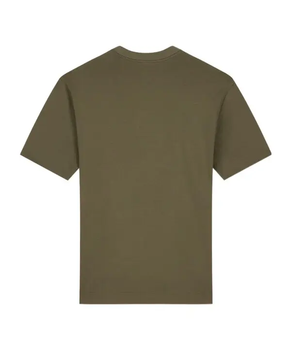 Emporio Armani Lyocell Blend Jersey T-shirt With Graffiti Eagle Logo Print