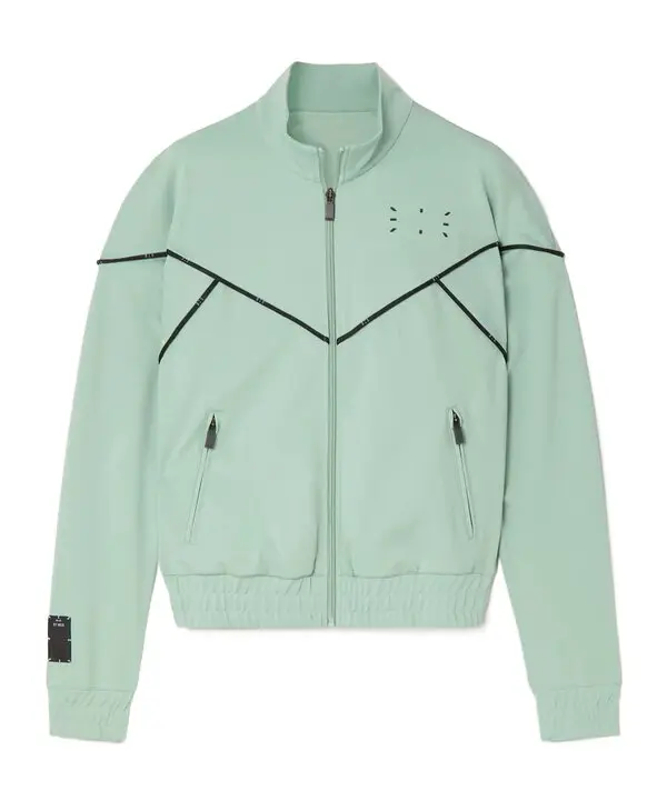 Alexander McQueen Piped Jersey Track Jacket