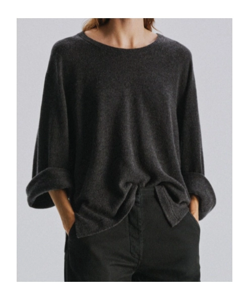 THE ROW Pever Long-sleeve Crew Neck Shirt