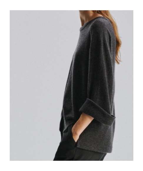 THE ROW Pever Long-sleeve Crew Neck Shirt