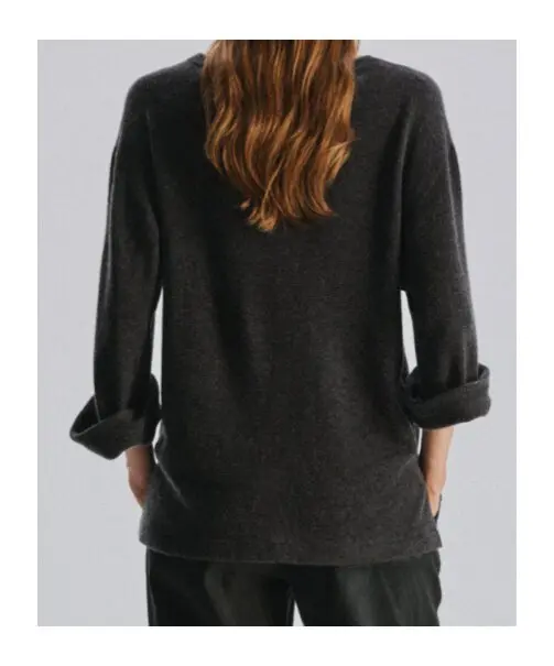 THE ROW Pever Long-sleeve Crew Neck Shirt