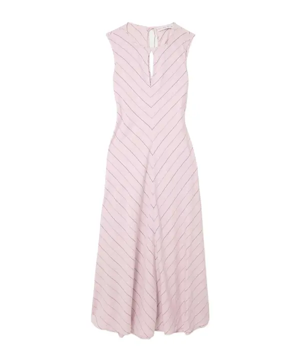 Proenza Schouler Striped Midi Dress