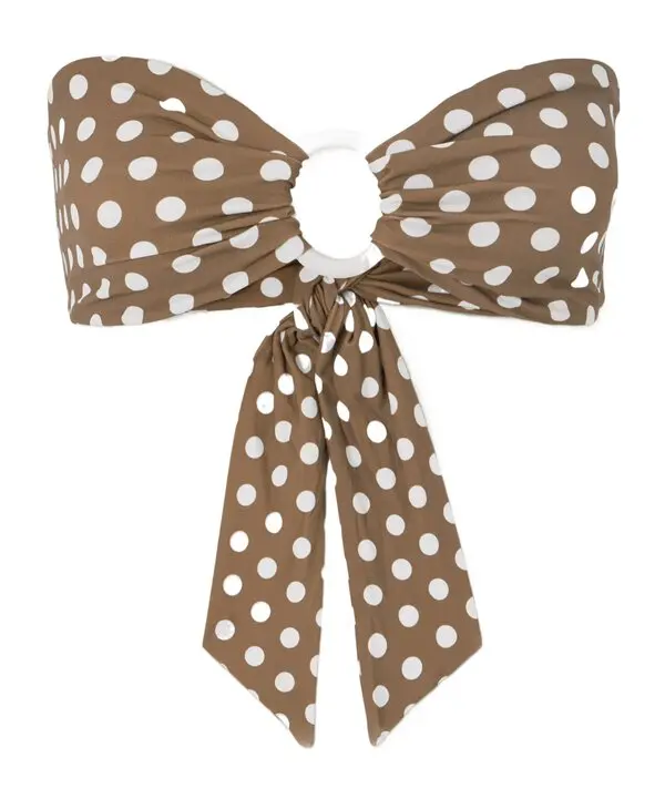 Marysia Polka-dot Bikini Top