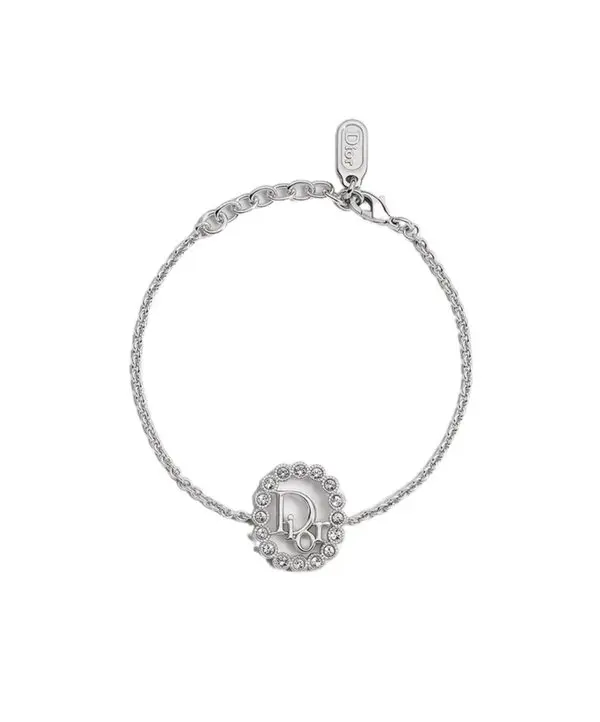 Dior Crystal And Silver-finish Metal Bracelet