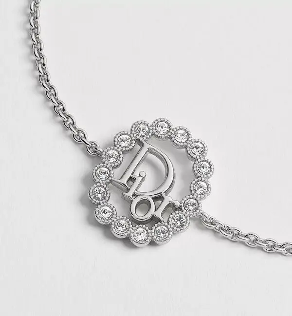 Dior Crystal And Silver-finish Metal Bracelet