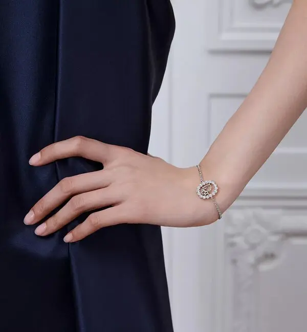 Dior Crystal And Silver-finish Metal Bracelet