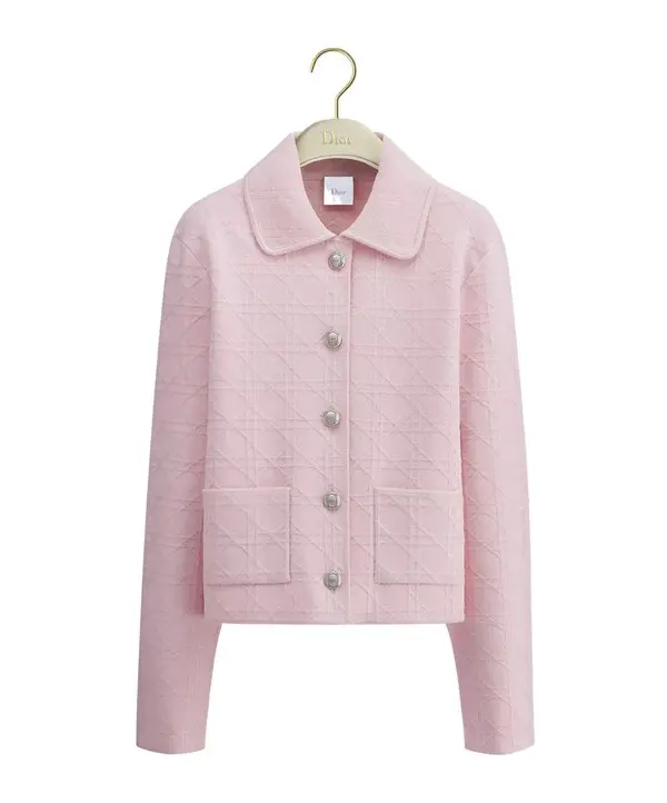 Dior Cannage Jacket With Écusson Buttons