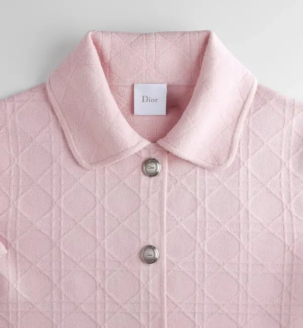 Dior Cannage Jacket With Écusson Buttons