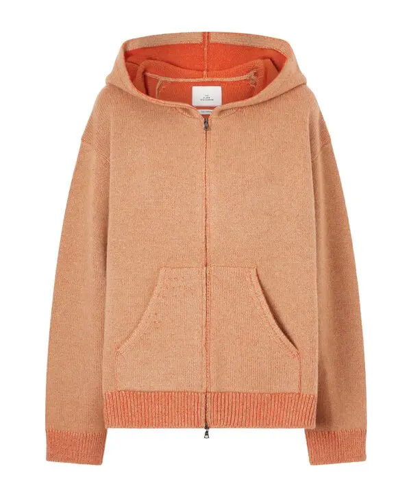 THE ELDER STATESMAN Canyon Cashmere Zip-up Hoodie