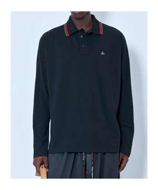 VIVIENNE WESTWOOD Logo Embroidered Polo Shirt