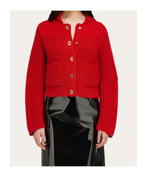 FERRAGAMO Cardigan With Gancini Buttons
