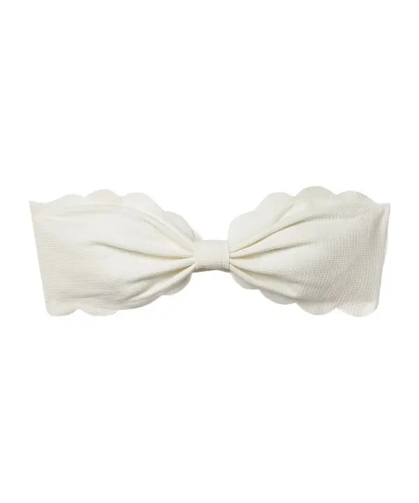 Marysia Antibes Recycled Seersucker Bikini Top - No