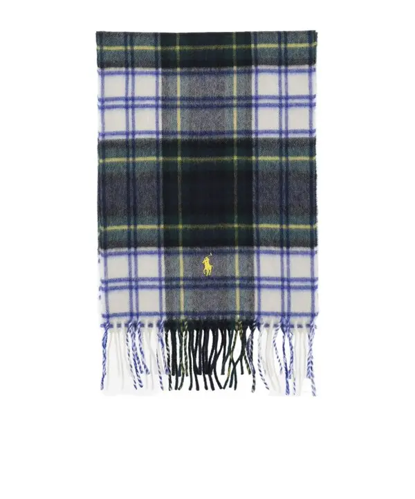 Polo Ralph Lauren Checked Fringe Scarf
