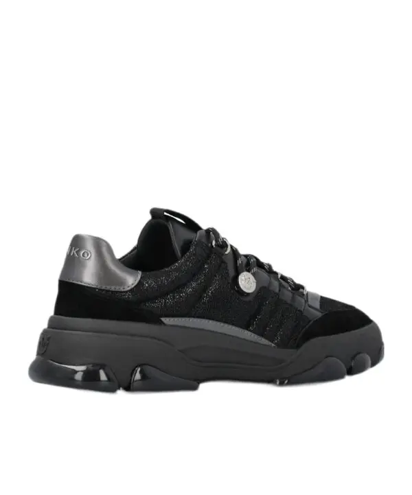 Pinko Glitter-panelled Chunky Sneakers