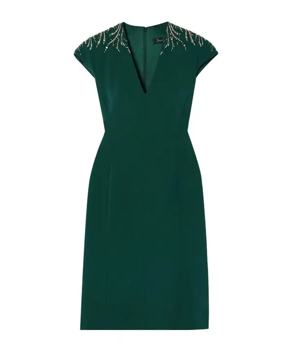 Jenny Packham Embellished Midi Dress