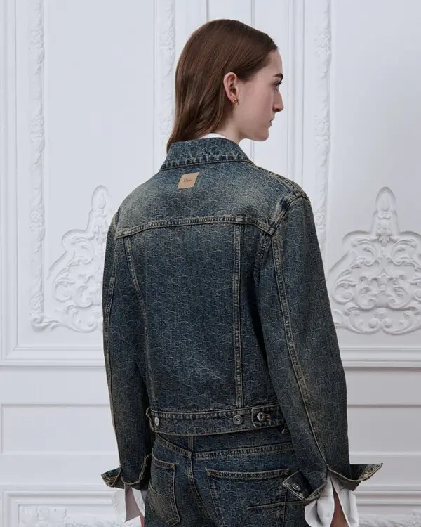 Dior Oblique Motif Denim Jacket