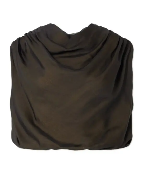 KALLMEYER Draped Silk-voile Top