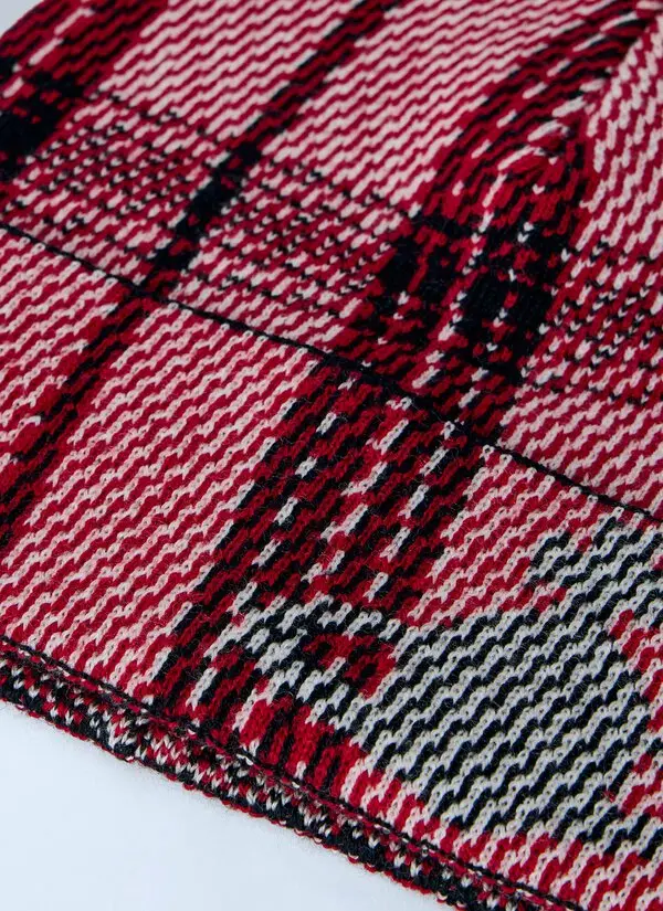 VIVIENNE WESTWOOD Check Knit Beanie