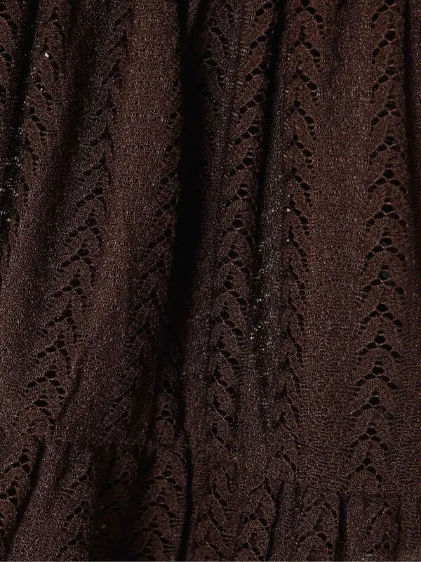 Melissa Odabash Dune Open-knit Mini Skirt