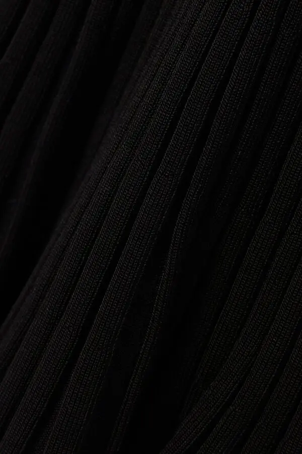 Galvan Ribbed-knit Midi Dress