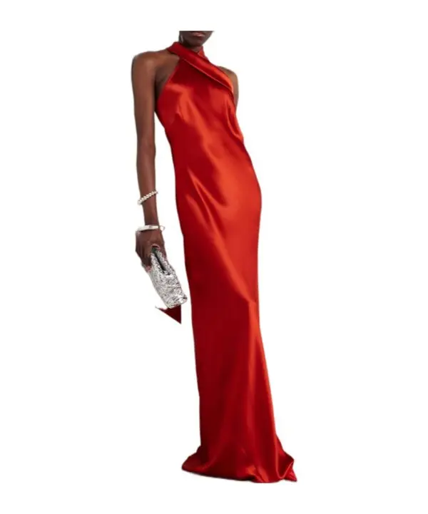 Galvan Elegant And Minimalist Satin Dress