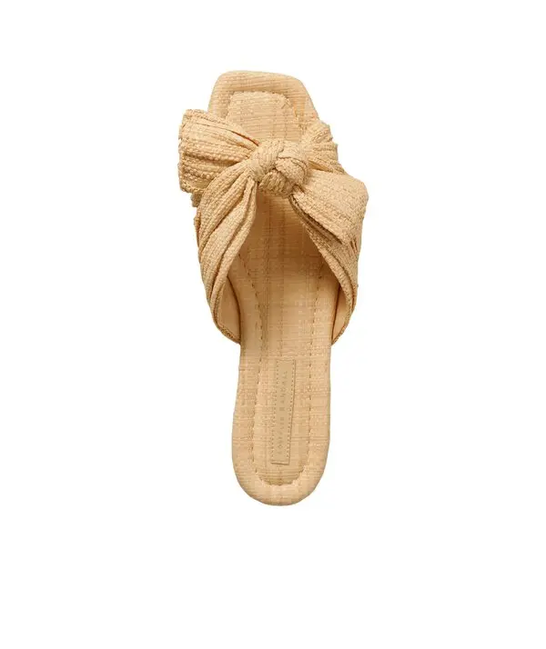 LOEFFLER RANDALL Bow-knot Pleated Slippers