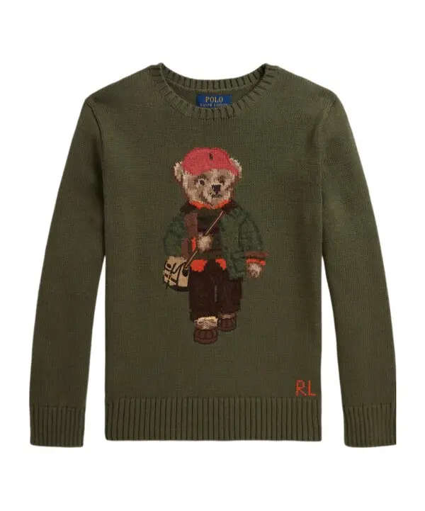 Polo Ralph Lauren Polo Bear Intarsia Knit Sweater