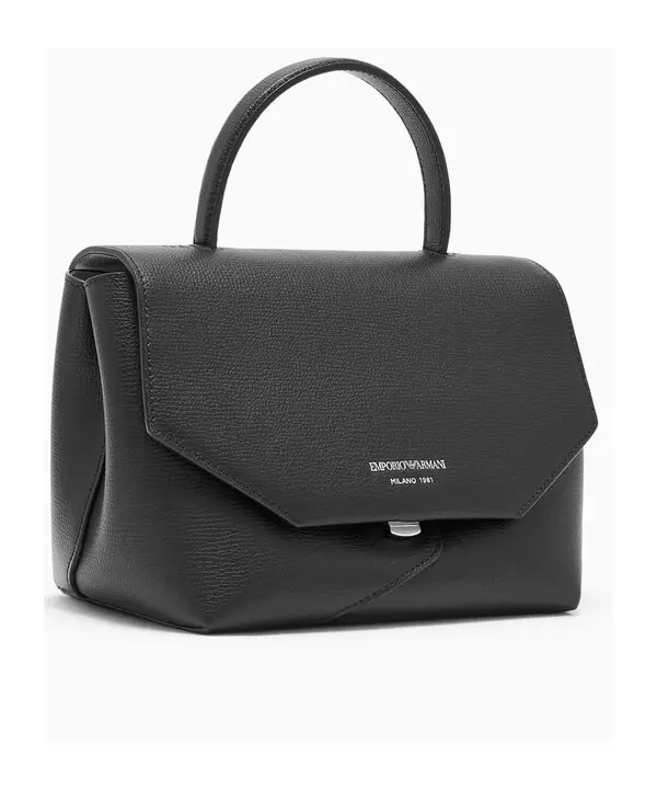 Emporio Armani Mini 1981 Leather Tote Bag