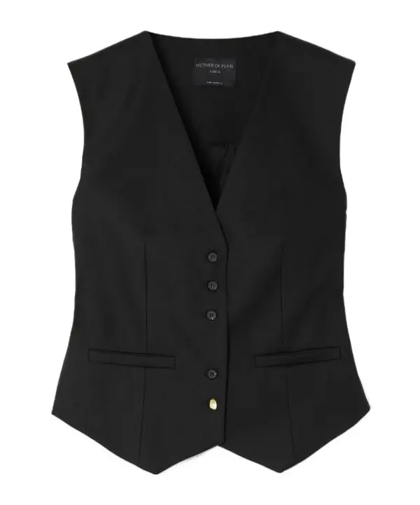 Mother Of Pearl Twill Waistcoat