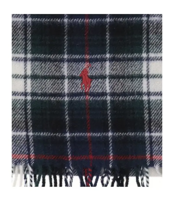 Polo Ralph Lauren Tartan Fringe Scarf