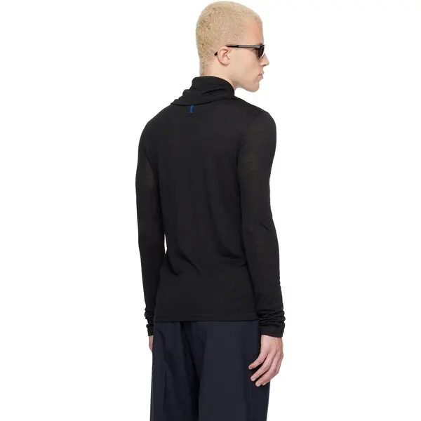 JIL SANDER Half-zip Turtleneck Knitted Pullover