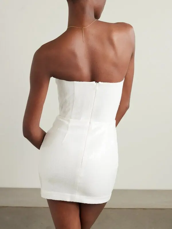 Alex Perry Strapless Sequin Dress